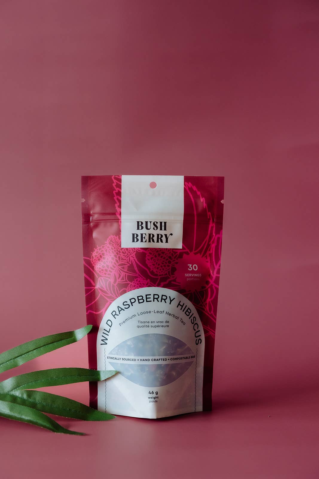 Organic Wild Raspberry Hibiscus Tea — Good Goods Company